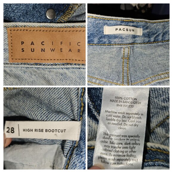 Pascun | Jeans | Pacsun Cotton Buttonfly High Rise Bootcut Distressed ...